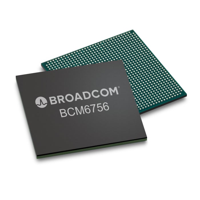 Dual 2x2 160MHz Wi-Fi 6/6E quad-core ARM SoC BCM6756