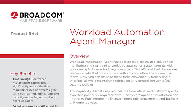 CA 7 Workload Automation Intelligence