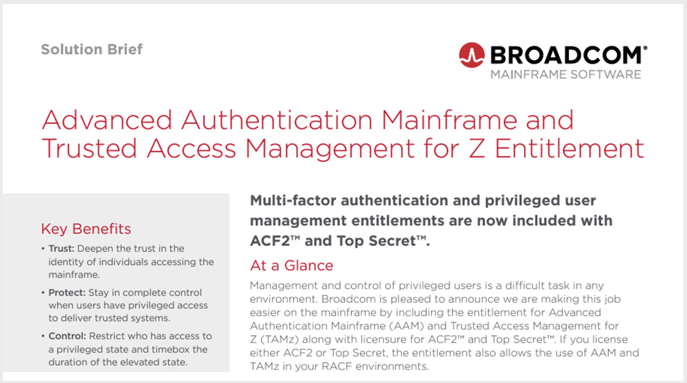 Trusted Access Manager for Z