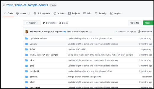 Zowe Open Source Interface for z/OS