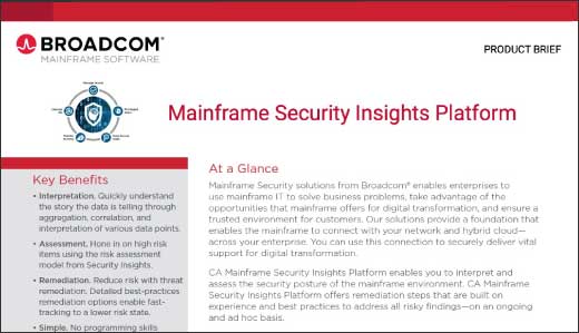 Mainframe Security Insights Platform